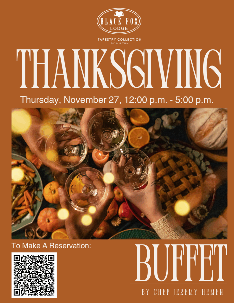 Thanksgiving Buffet at Black Fox Lodge – Pigeon Forge Chamber of Commerce